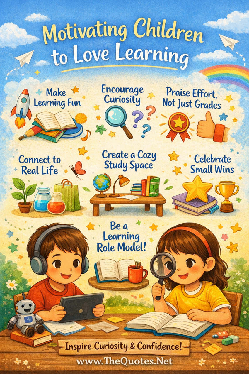 Motivating Children to Love Learning – TheQuotes.Net